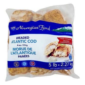Norwegian Fjord Frozen Breaded Cod Portions - Frozen Meat, Seafood and ...